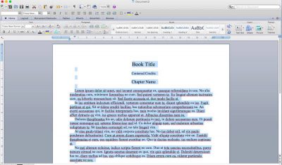 How To Format An Ebook In Word By Using Styles