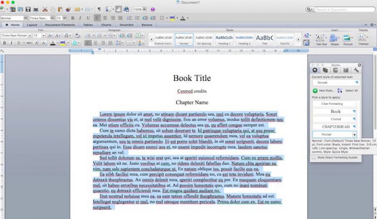 How To Format An Ebook In Word By Using Styles