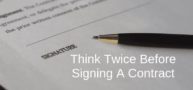 Authors Should Think Twice Before Signing A Book Contract