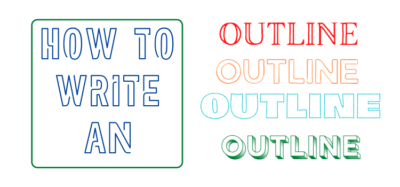How To Write An Outline For An Essay About A Book