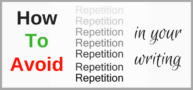 How To Avoid Repetition In Writing In A Long Manuscript
