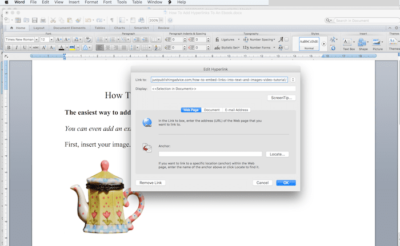 How To Add Hyperlinks In Kindle Ebooks With Text And Images