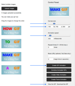 How To Make An Animated GIF For Free For Your Blog Posts