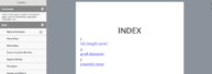 How To Add An Index To An Ebook In Alphabetical Order