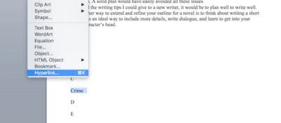 How To Add An Index To An Ebook In Alphabetical Order