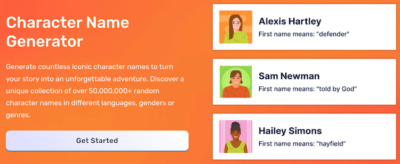 8 Best Free Character Name Generators For Fiction Writers