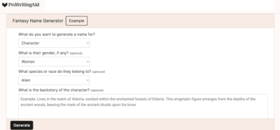 8 Best Free Character Name Generators For Fiction Writers
