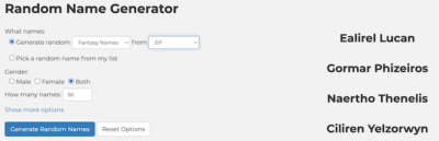 8 Best Free Character Name Generators For Fiction Writers
