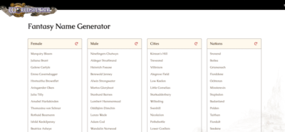 8 Best Free Character Name Generators For Fiction Writers
