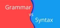 What's The Difference Between Grammar And Syntax?