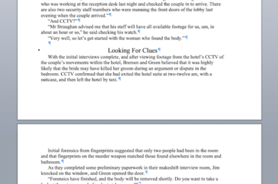 Format Ebook Chapters To Start Halfway Down A Page
