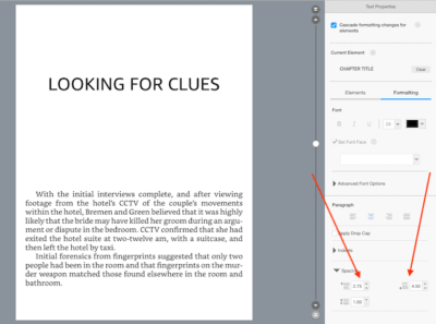 Format Ebook Chapters To Start Halfway Down A Page