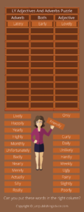 Can You Solve The LY Adverbs And Adjectives Puzzle?