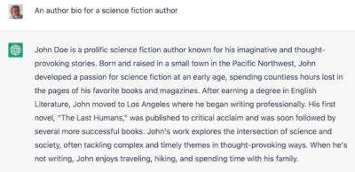 How To Write Author Bios And Book Descriptions With AI