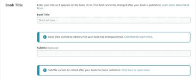 How To Change Your Book Title On Amazon KDP