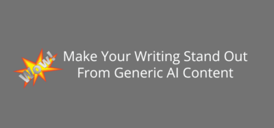 Voice Will Make Your Writing Stand Out From AI Content